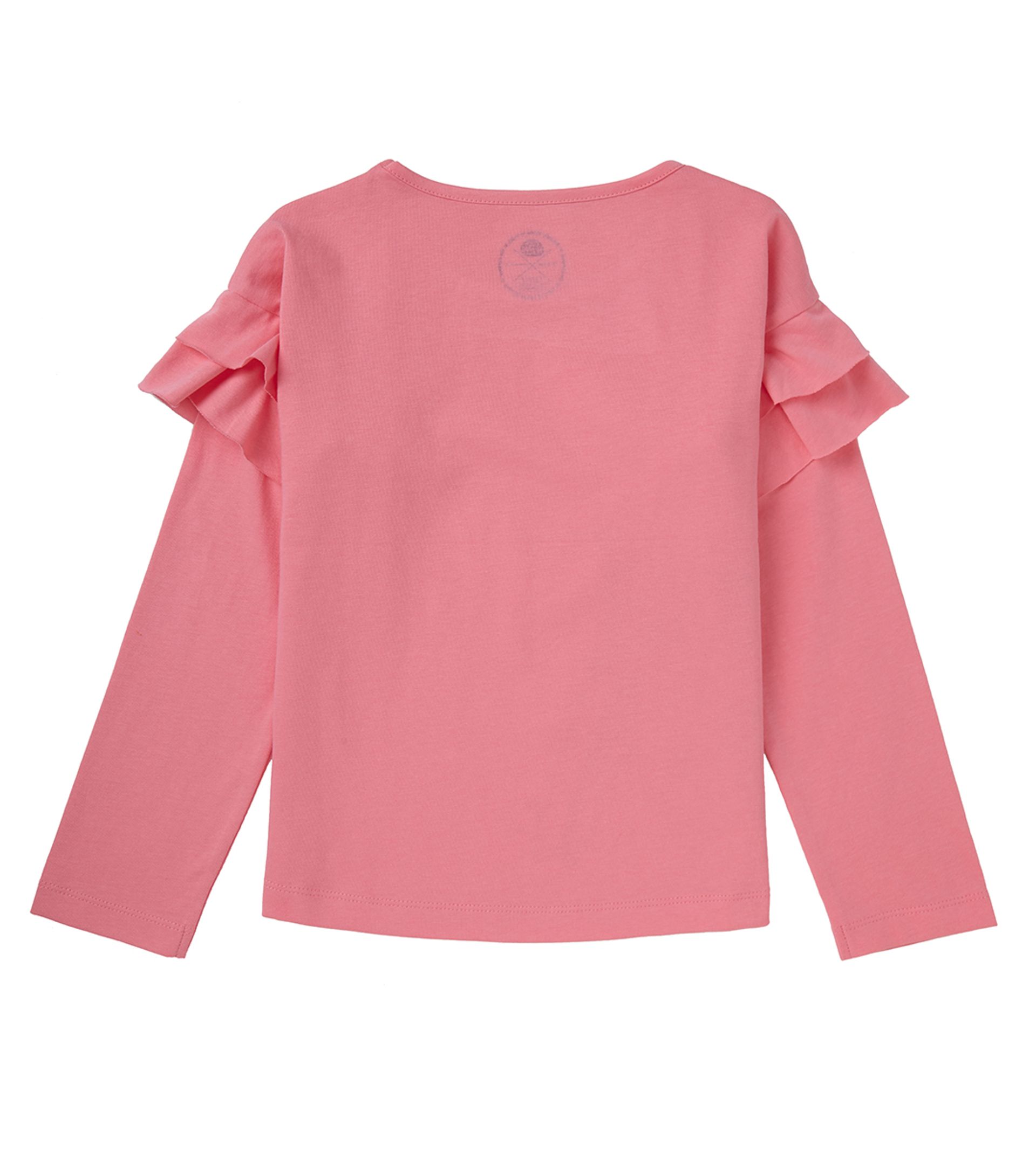 Buy Pink Drop Shoulder Fashion T-shirt for Girls (EOSS) Online at 71% ...