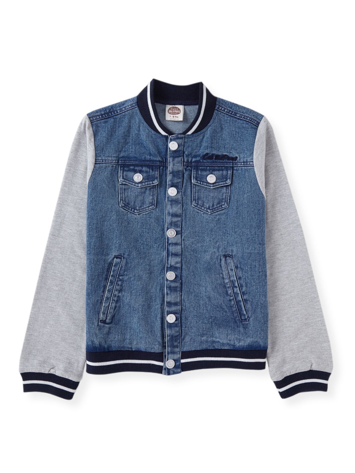 Buy Boys Denim Bomber Jacket Online at 55% OFF | Cub McPaws