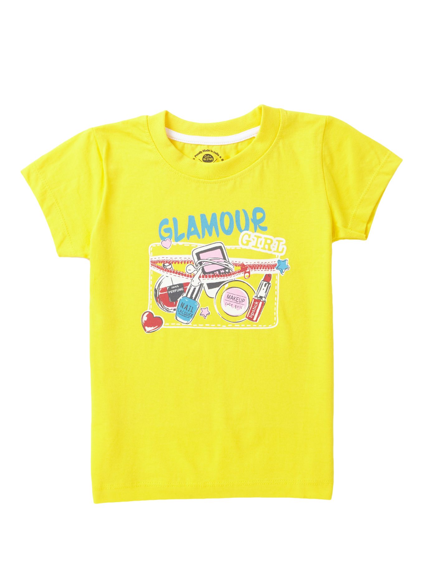 Buy Brilliant Basic Girls Pack of 3 Half Sleeves T-shirts (EOSS) Online ...