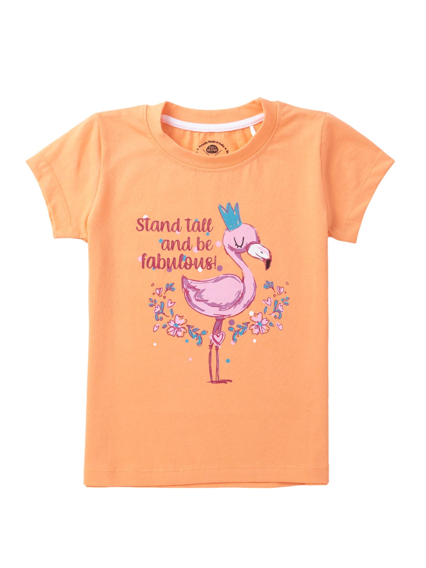 Buy Brilliant Basic Girls Pack of 3 Half Sleeves T-shirts (EOSS) Online ...