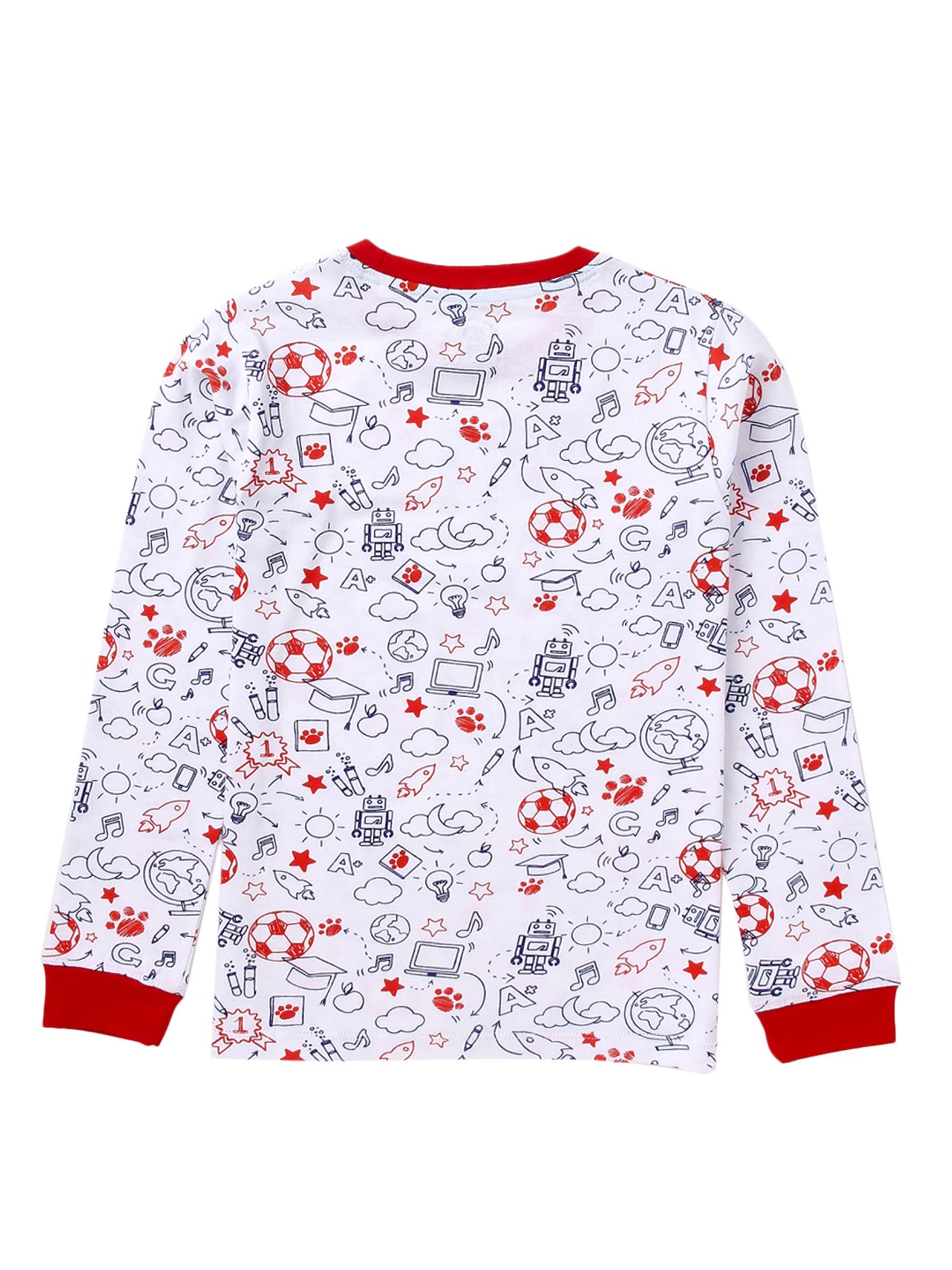 Buy Boys Sleepwear Set - Multi AOP Print and Pyjama Online at 63% OFF ...