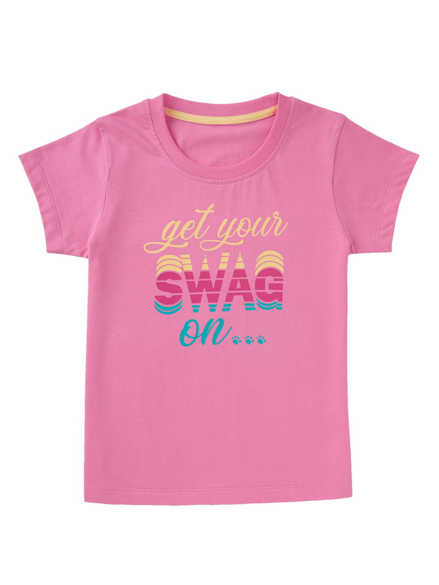 Buy Girls Slogan T-shirt (EOSS) Online at 44% OFF | Cub McPaws