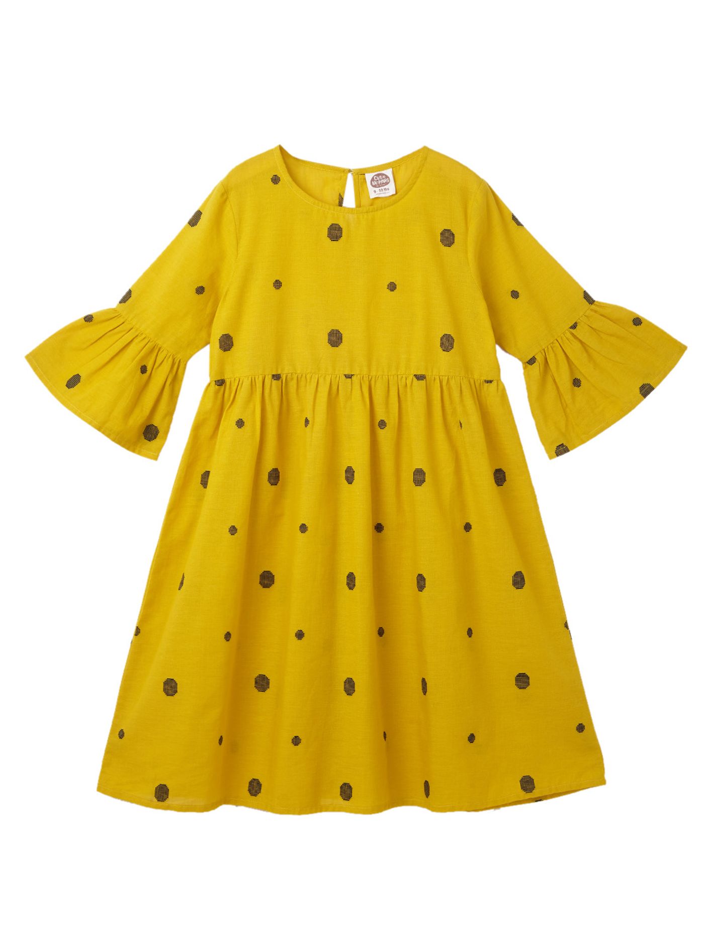 Buy Girls Peplum Sleeve High Waist Dress Online at 60% OFF | Cub McPaws