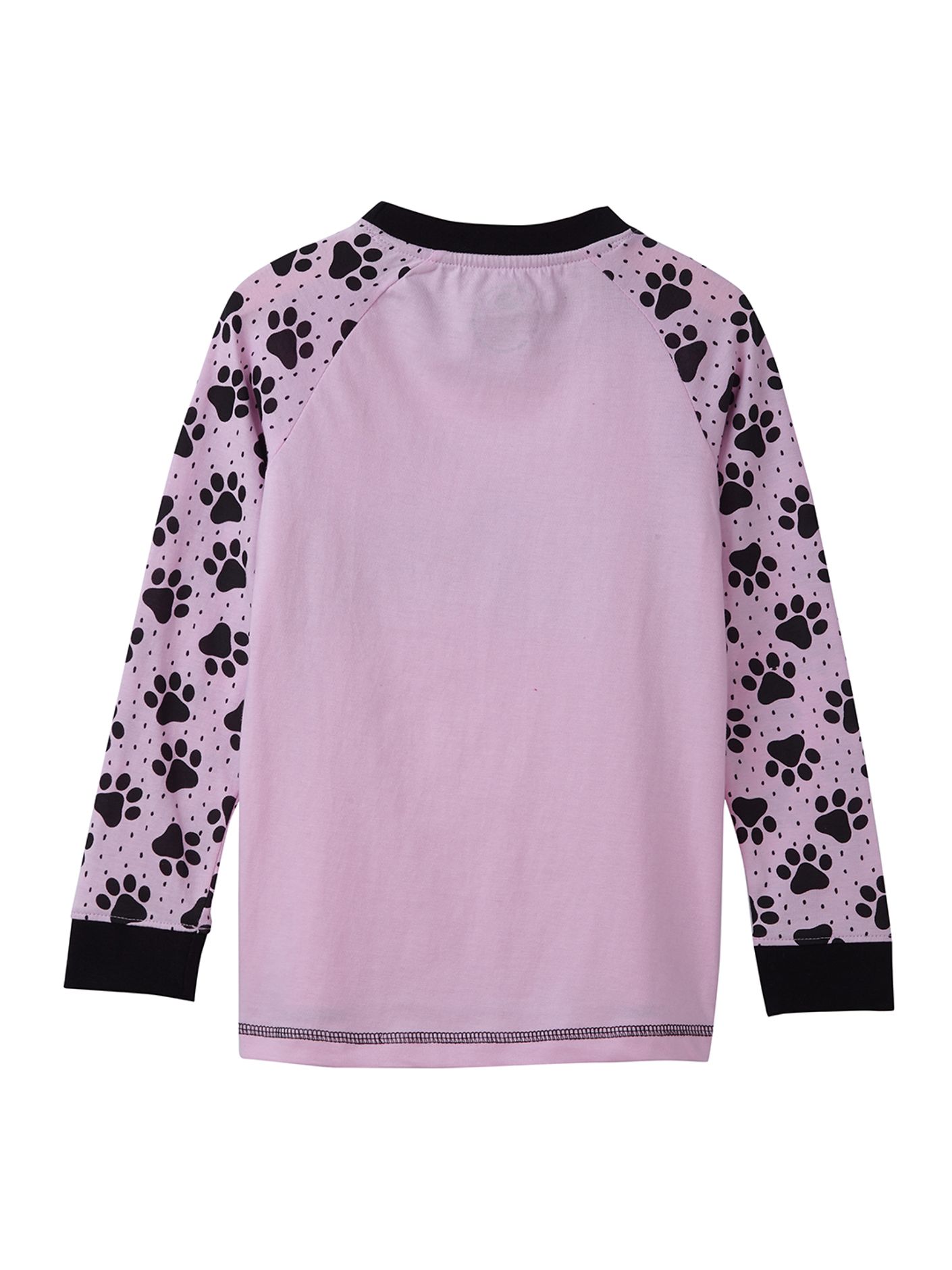 Buy Girls Sleepwear Set - Light pink raglan sleeve tee with Panda print ...