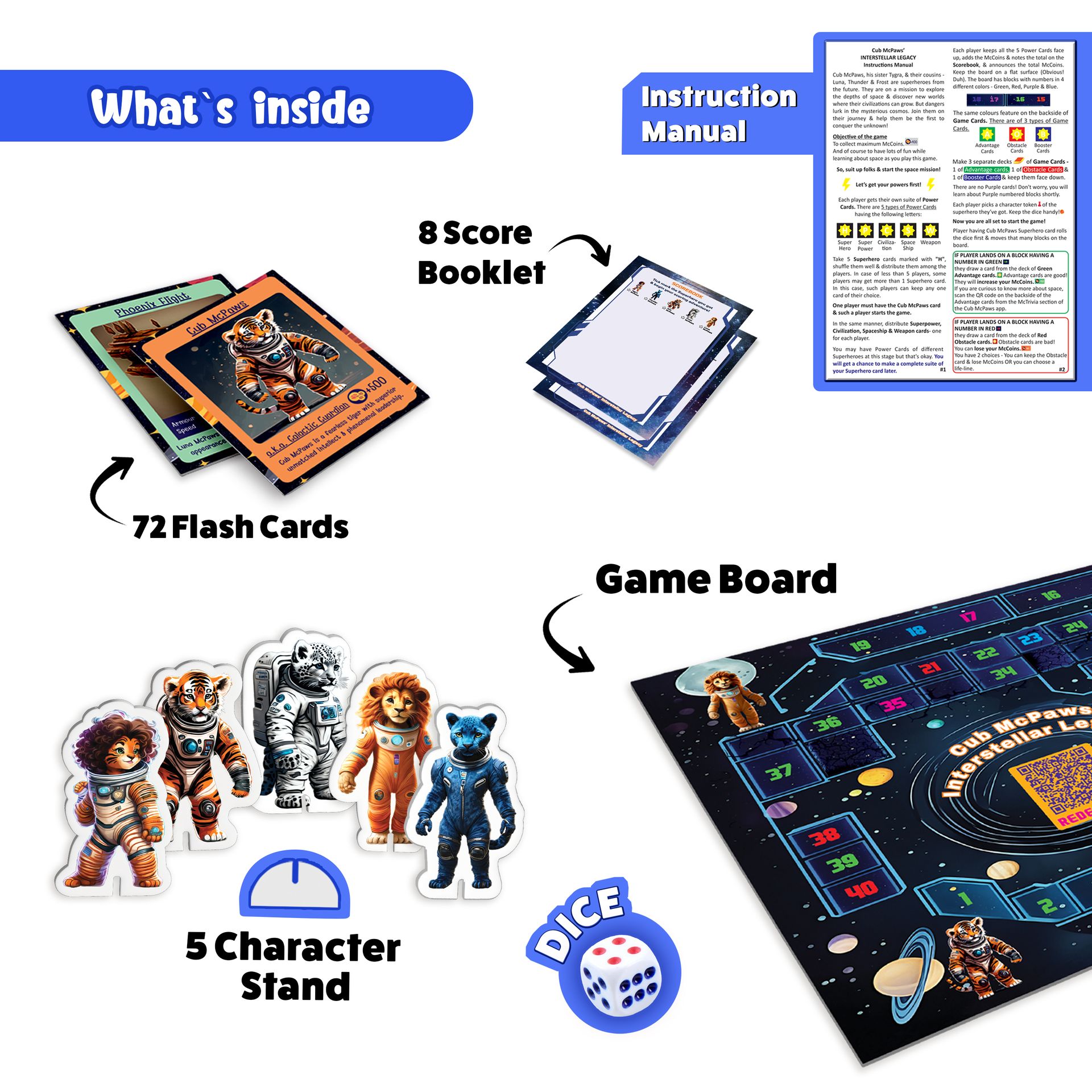 Buy Cub McPaws’ Interstellar Legacy – A Thrilling Space Board Game ...