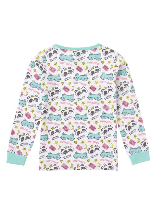 Buy Cub McPaws Girls Sleepwear |100% Cotton kids night dress set Online ...