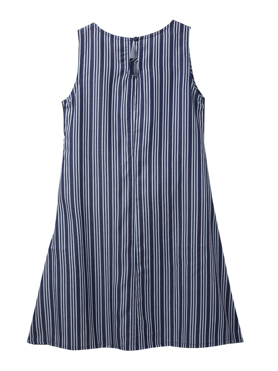 Buy Girl's Tensel Denim A-Line Knee Length Dress Online at 59% OFF ...