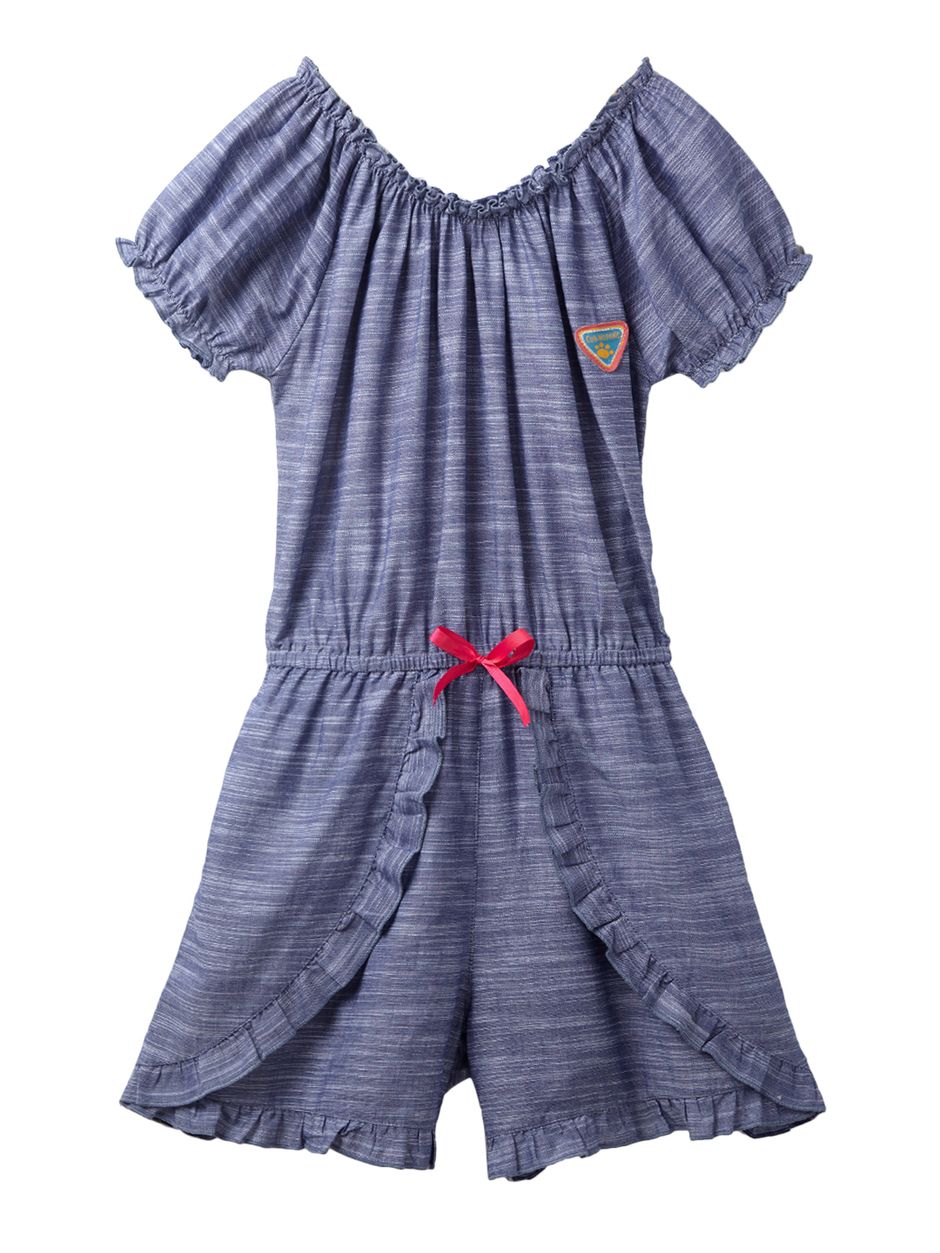 Buy Girls Blue Playsuit (4 - 12 Years) Online @ 50% OFF | Cub McPaws